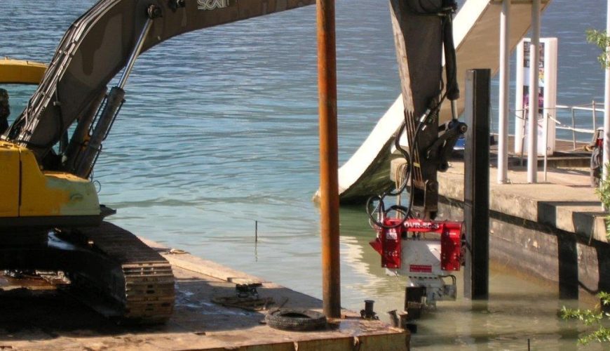 Vibro hammer OVR 80S excavator mounted – Anuntul Meu
