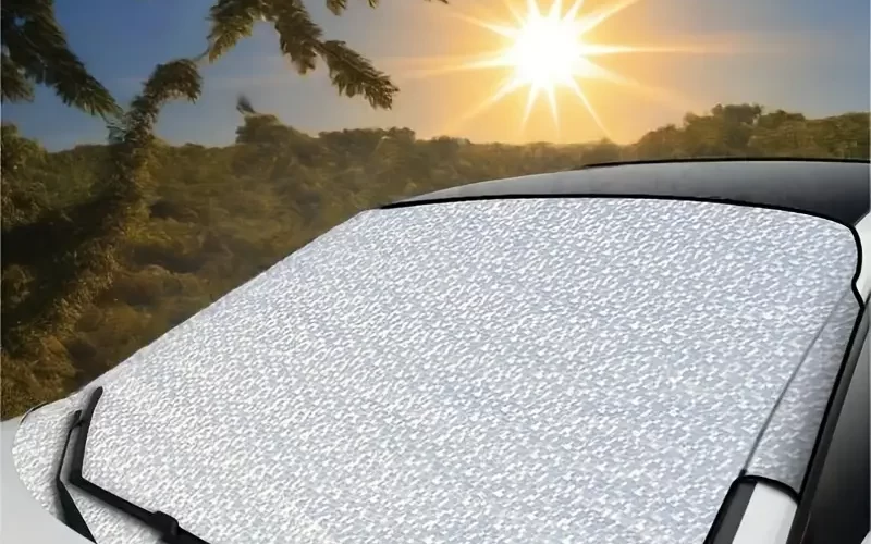 Parasolar auto universal 150×94 cm – protecție UV, Heat & Snow ...